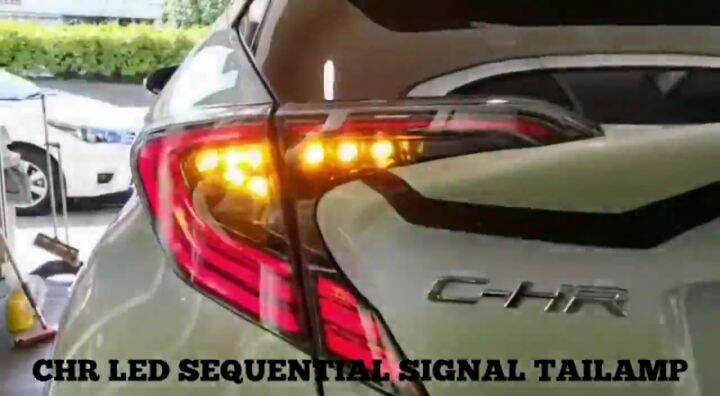 TOYOTA CHR 2017-2021 LED SEQUENTIAL SIGNAL SMOKE TAILLAMP | Lazada