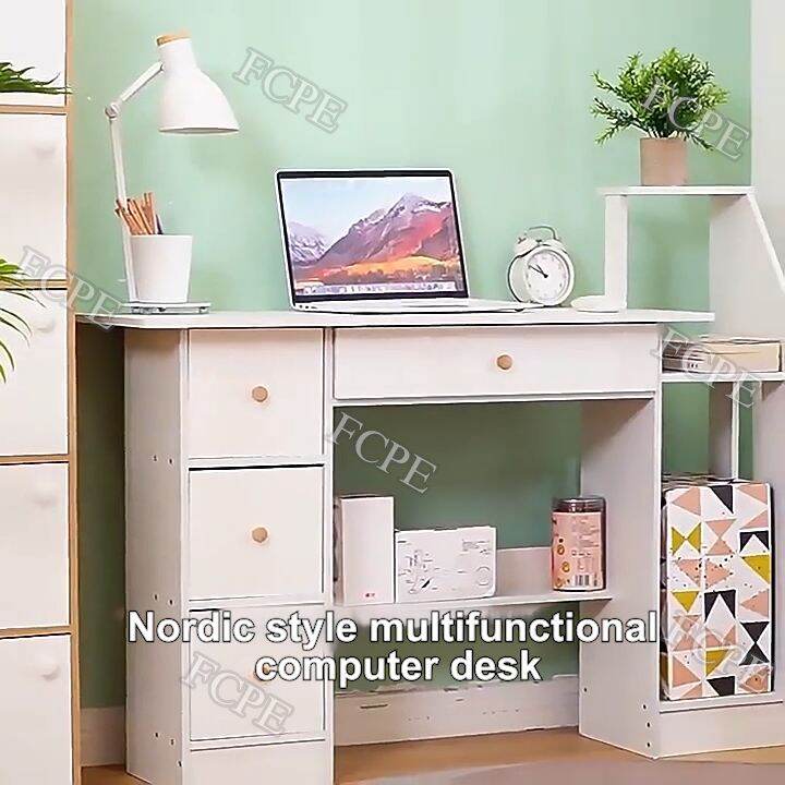[Local shipment]Computer Table for Desktop Multifunction Study Table ...