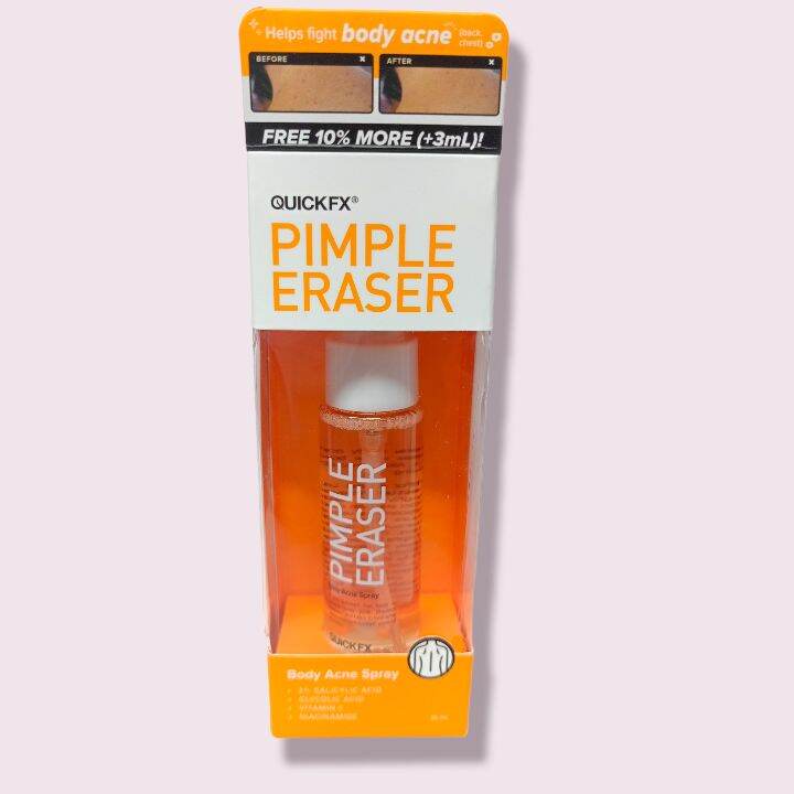 Quickfx Body Acne Spray pimple eraser 30ml | Lazada PH