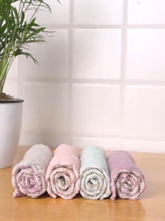 Serbed Kain Waslap Cuci Piring Microfiber Tebal Menyerap Air dan Minyak ...