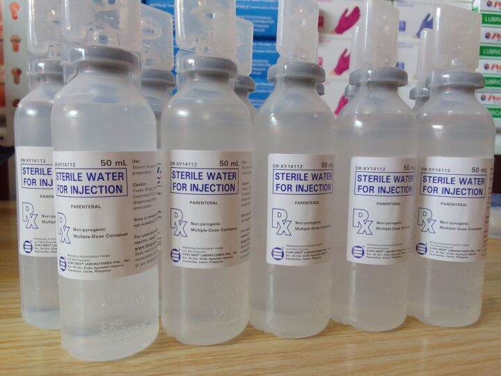 STERILE WATER FOR INJECTION 50ML | Lazada PH