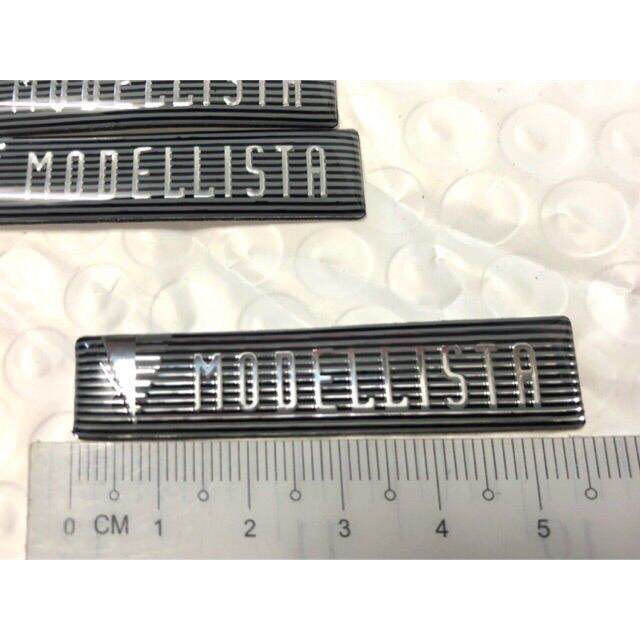 CAR EMBLEM MODELLISTA LOGO FOR Bodykit Skirting | Lazada