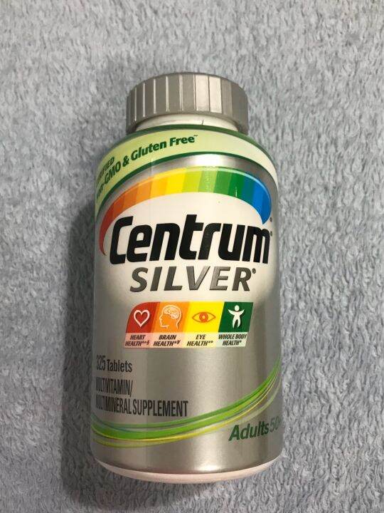 Centrum Silver adults 50+ 325 tablets | Lazada PH