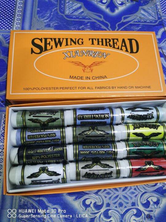 12pcs/box sewing thread assorted colour hi quality | Lazada PH