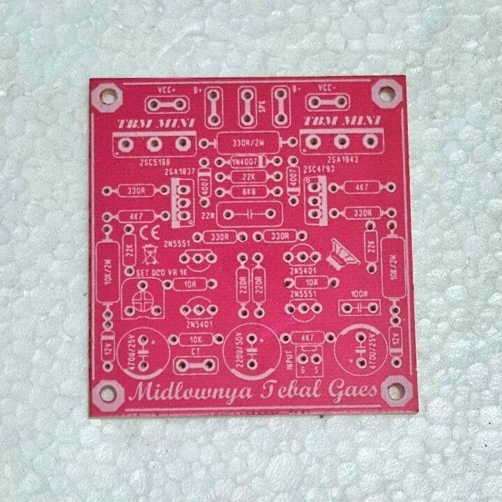 PCB Power Amplifier TBM Mini Midlow Tebal Fiber | Lazada Indonesia
