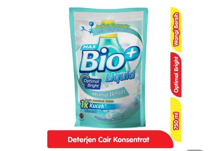 Max Bio + Detergent Liquid Wangi Bersih 750ml | Lazada Indonesia