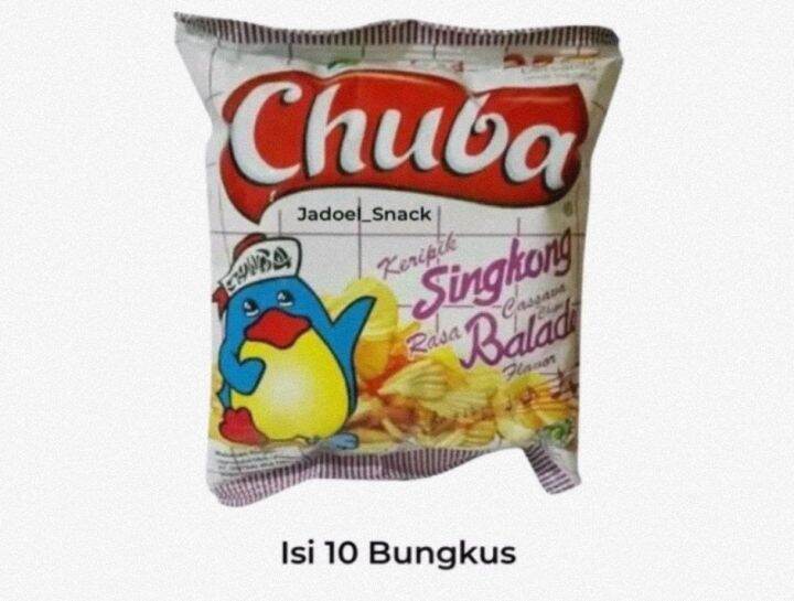 chuba kripik singkong balado paket 10 pcs | Lazada Indonesia