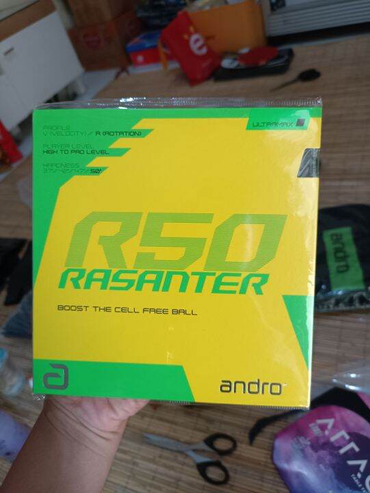 KARET TENIS MEJA ANDRO RASANTER R50 | Lazada Indonesia