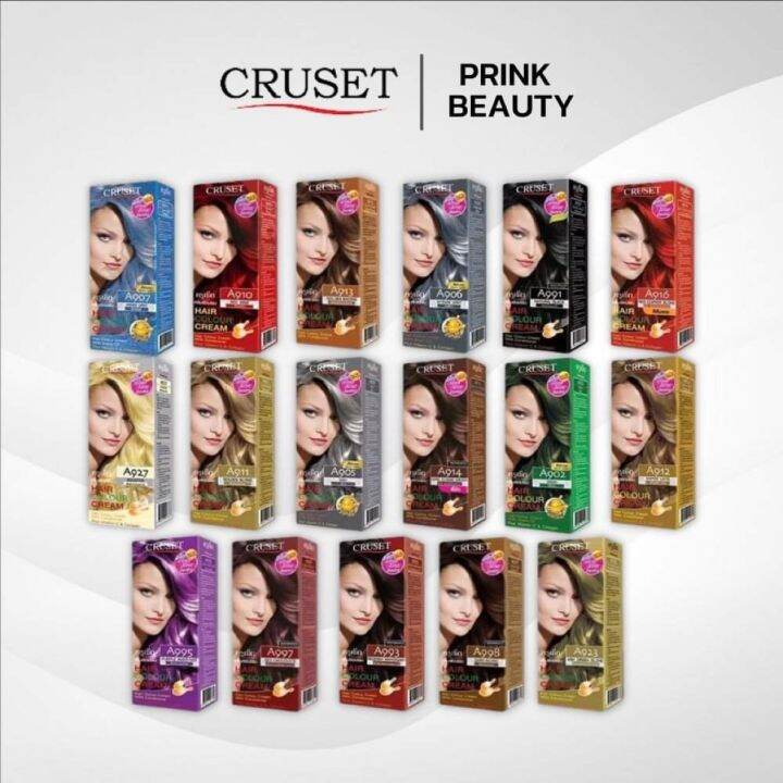 ครูเซ็ท ครีมย้อมผม 60 มล.CRUSET Hair Color Cream A Series (60 ml.) | Lazada.co.th