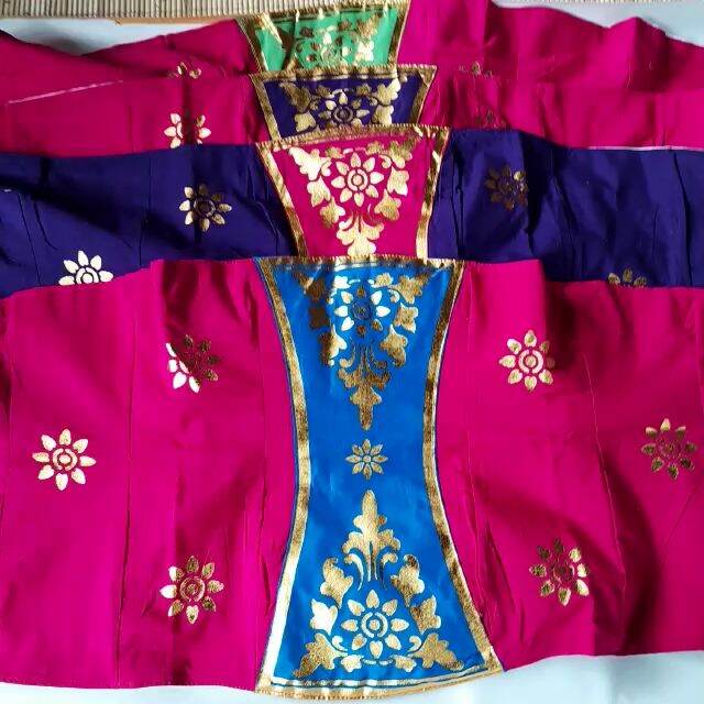 Kain Angkin Prada kemben metris tutup dada perut Tari adat pengantin ...