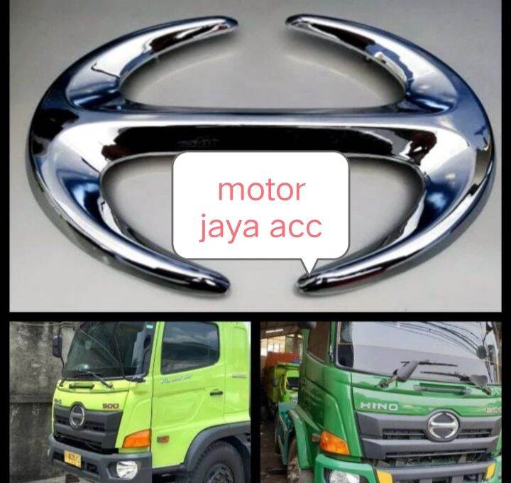 emblem depan logo H hino dutro warna crome | Lazada Indonesia