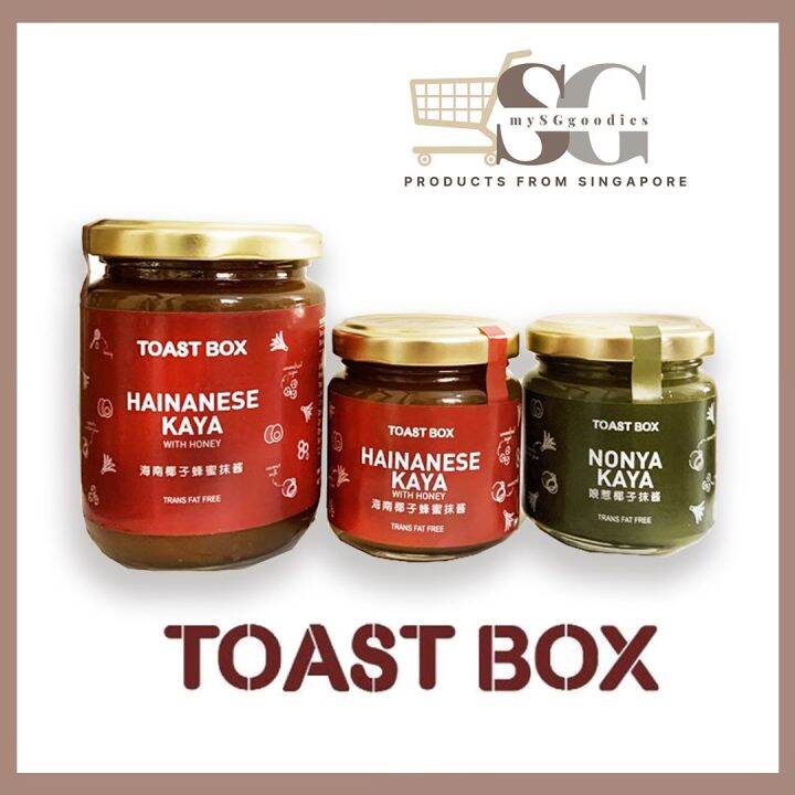 TOAST BOX Hainanese Kaya with Honey & Nonya Kaya Jam from Singapore | Lazada PH