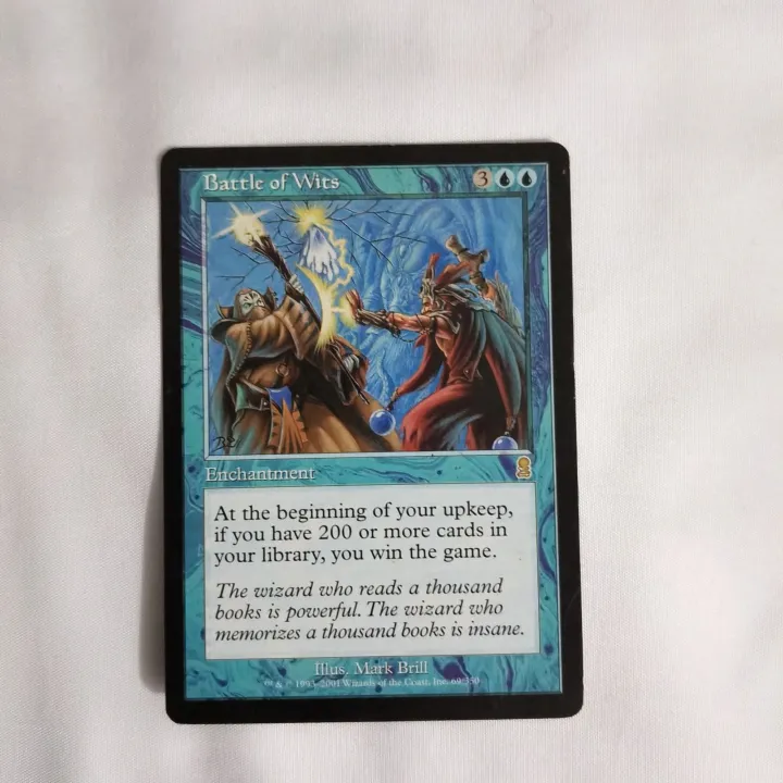 MTG Card BATTLE OF WITS Magic the Gathering Trading Card Game Blue ...