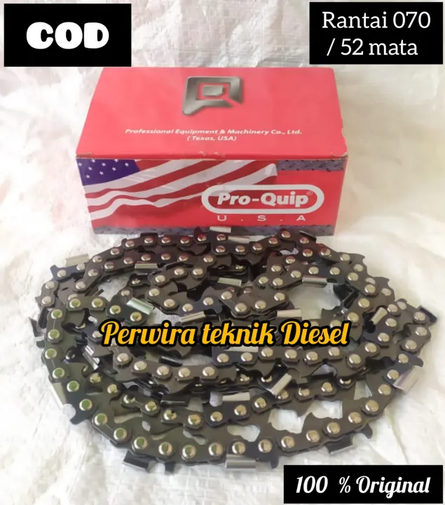 Rantai gergaji mesin 070 bar 36 inch 52 mata / rantai chainsaw 070 bar ...