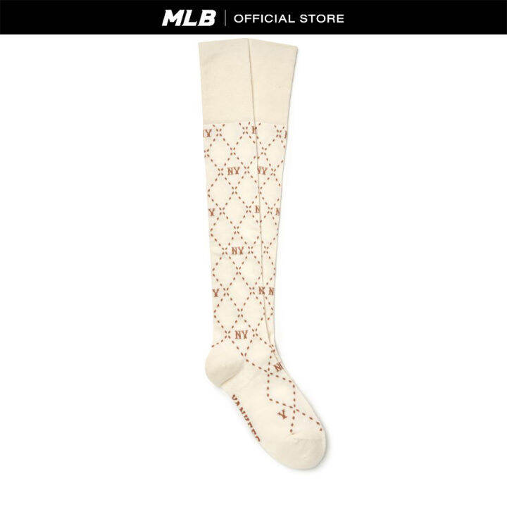 MLB ถุงเท้า Unisex รุ่น 3ASOKM23N 50CRD - สีขาว | Lazada.co.th