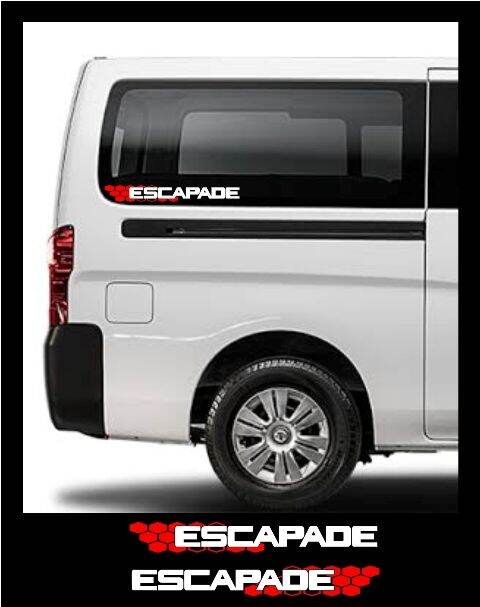 Nissan Escapade Urvan NV350 Sticker Design 2pcs Set | Lazada PH