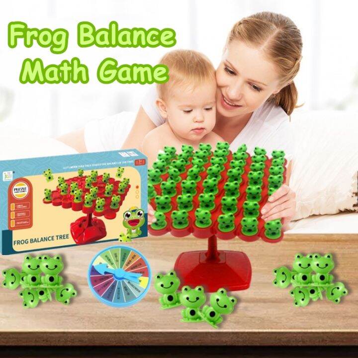Frog Stackable Balance Tree Toy Thinking Training Puzzle Toys Learning ...