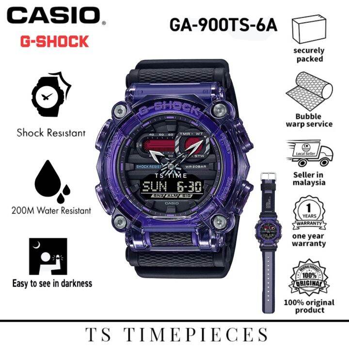 G*SHOCK 100% Original GA-900TS-6A ( GA-900TS-6 / GA-900TS / GA-900 ...