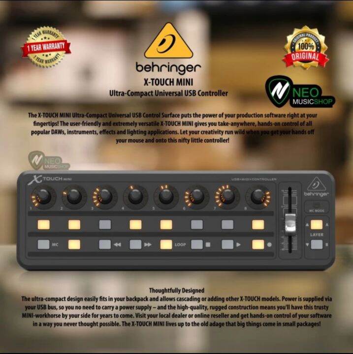 Behringer X Touch Mini Universal USB Controller | Lazada Indonesia