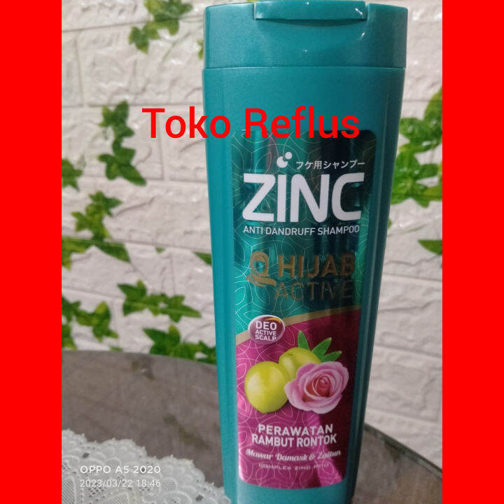 ZINC SHAMPOO HIJAB ACTIVE 340 ML | Lazada Indonesia