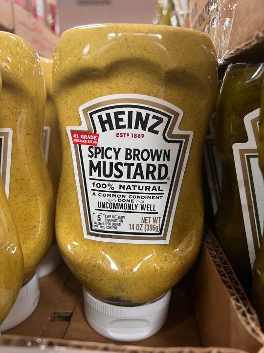 Heinz Spicy Brown Mustard 14oz 396g [January 2024 Expiry] | Lazada PH