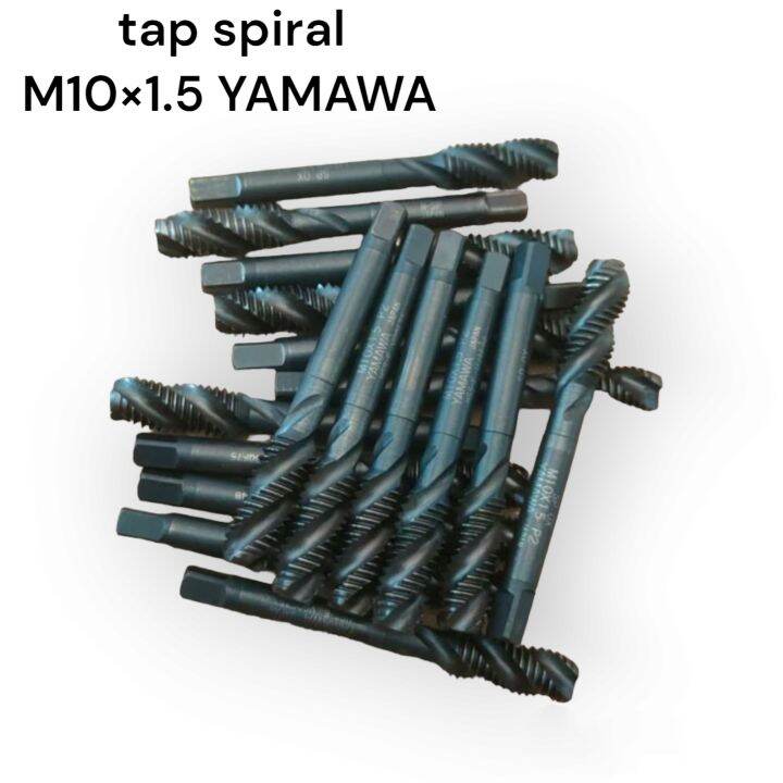 YAMAWA tap M10×1.5 tap mesin tap spiral m10×1.5 tapping Yamawa bekas mulus | Lazada Indonesia