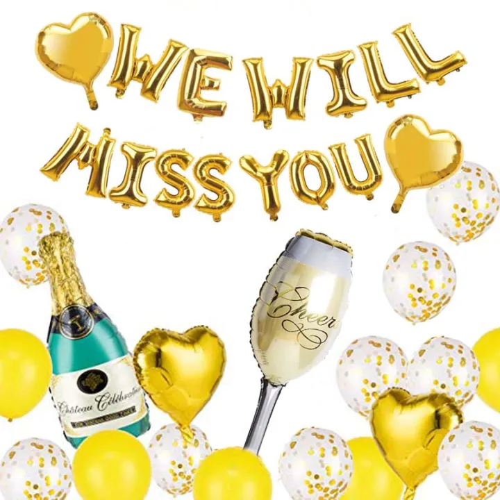 การจัดประชุมการส่งของพนักงานและเพื่อนร่วมงานของบริษัท We Will Miss You ...