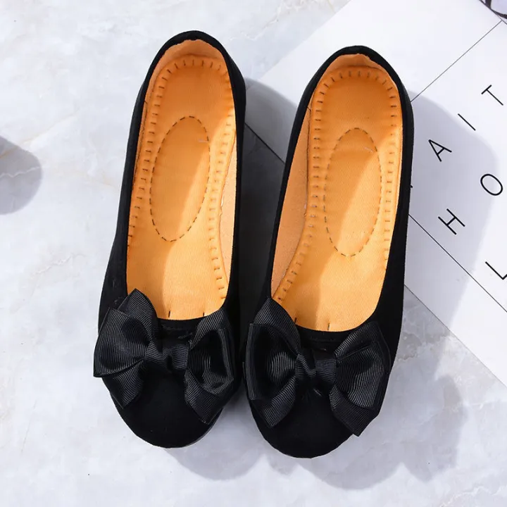 Old Beijing Cloth Shoes Women's New Thick-Soled Flat Tods Single-Layer ...