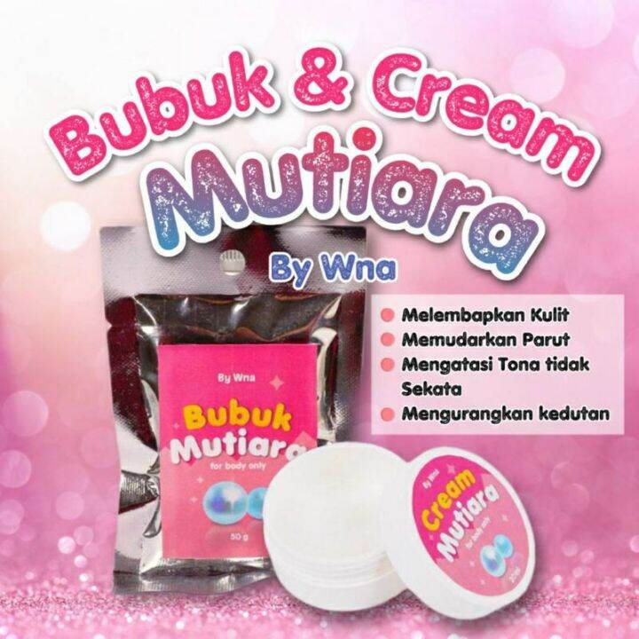 Bubuk Mutiara Bleaching Cream Mutiara Putih by WNA Viral Tik Tok ...