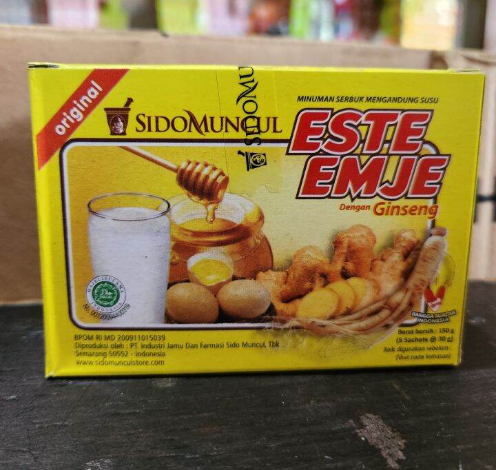 Este Emje stmj ginseng Susu SidoMuncul untuk Menghangatkan Tubuh isi 5 sachet | Lazada Indonesia