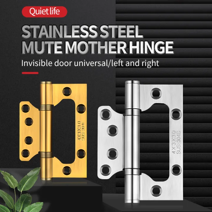 Stainless steel folding flush hinge hardware complete door bearing live ...