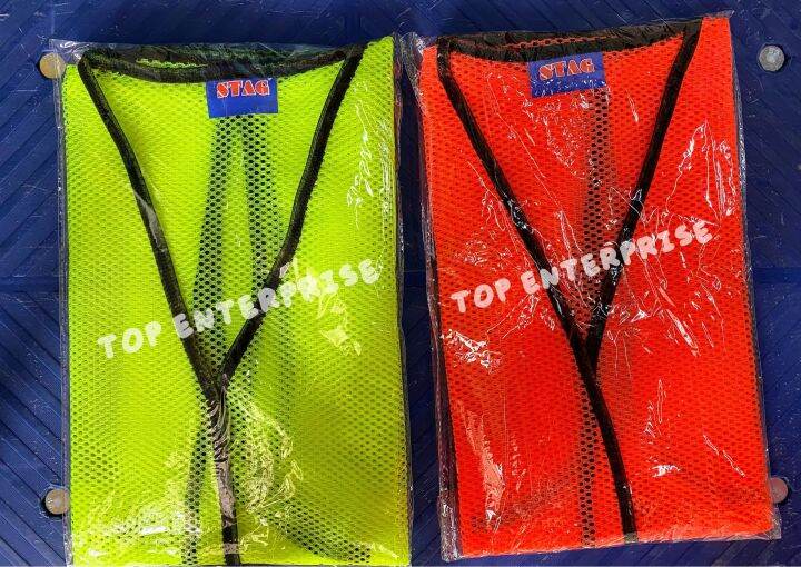 STAG Safety Cloth Velcro Safety Vest Nettting Velcro/ Jaket Keselamatan ...