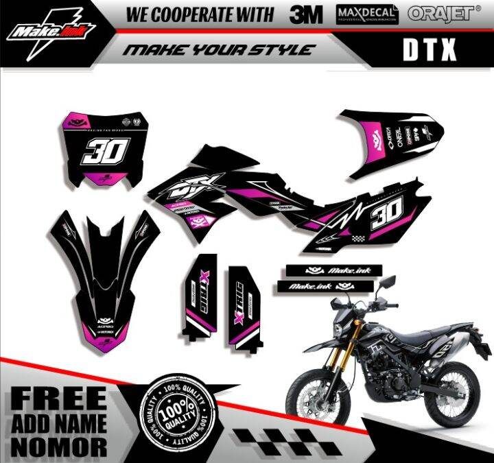 DECAL D-TRACKER FULL BODY HITAM KEREN | Lazada Indonesia