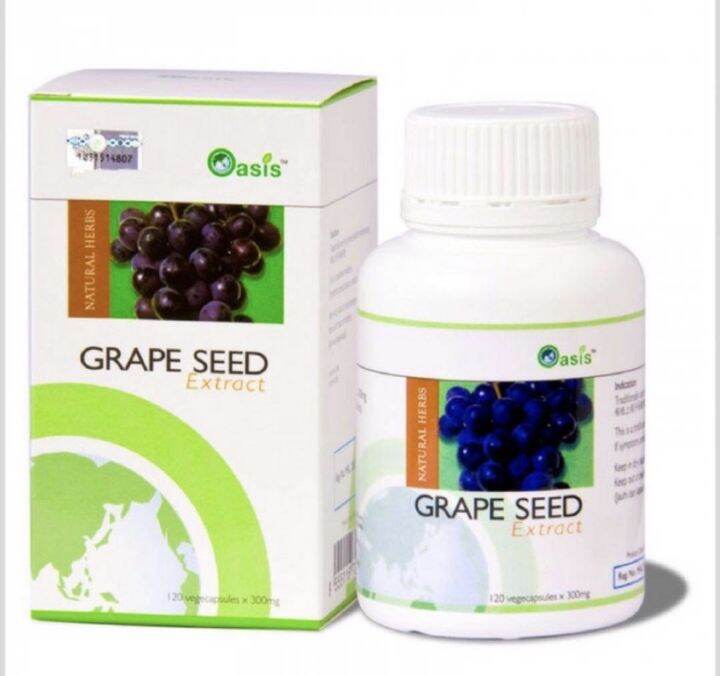 Oasis Grape Seed 300MG Cap 120S | Lazada