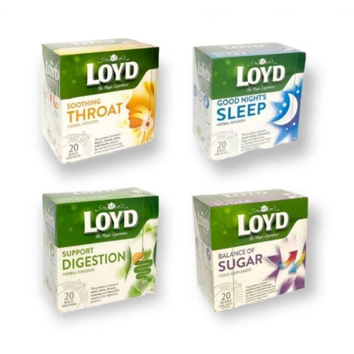 LOYD TEA - SUPPORT DIGESTION, HEALTHY THROAT, BALANCE OF SUGAR ,GOOD ...