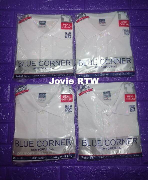 Original Blue Corner Polo Shirt White | Lazada PH