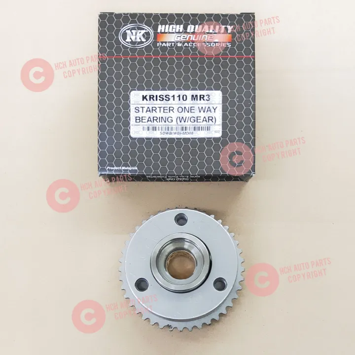 STARTER ONE WAY BEARING ASSY (WITH GEAR) - MODENAS - KRISS MR3 (NK ...