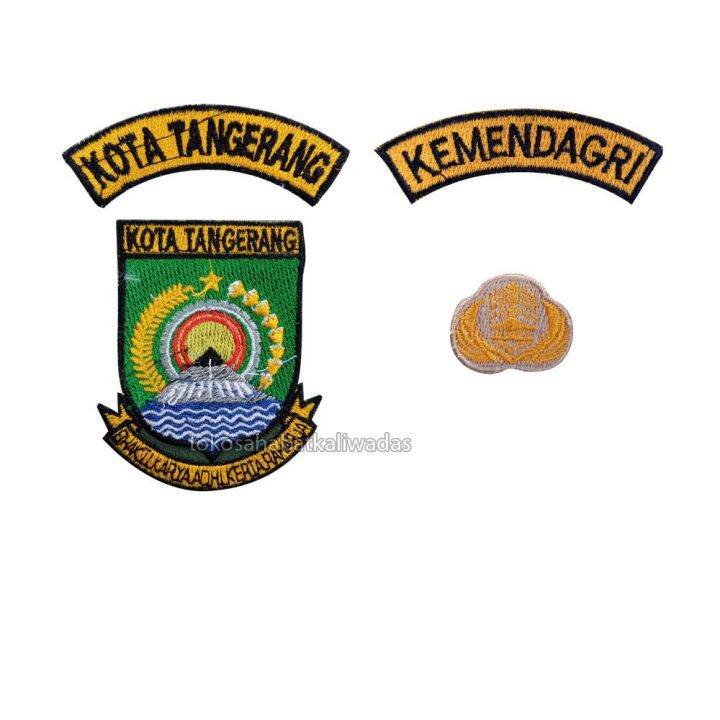 ATRIBUT PDH KOTA TANGERANG SET | Lazada Indonesia
