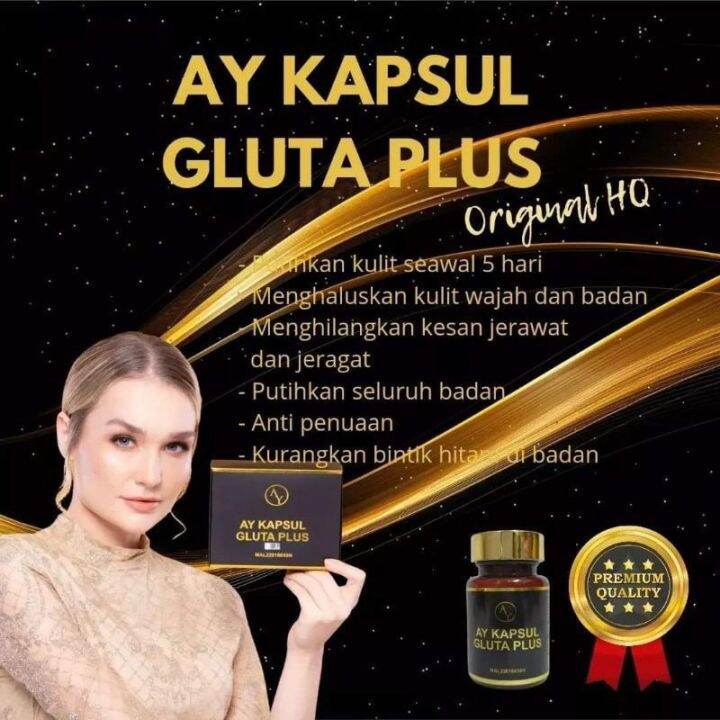 AY KAPSUL GLUTA PLUS UBAT PUTIH ORIGINAL 💯 | Lazada