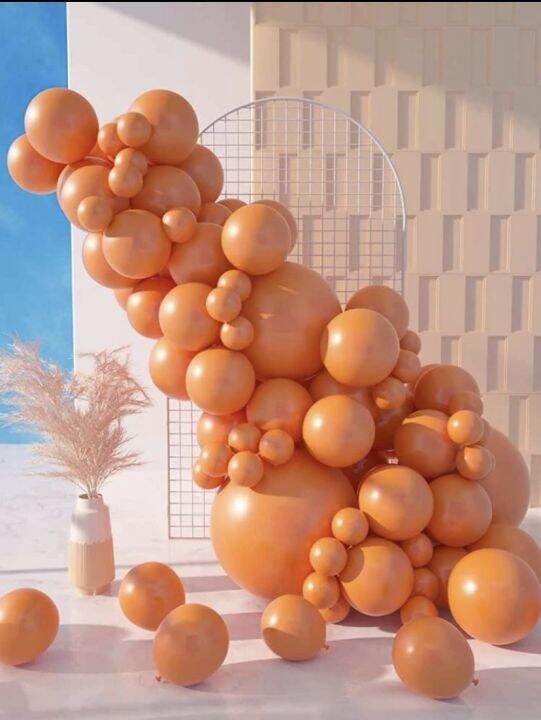 Metallic Orange Balloon | Lazada PH