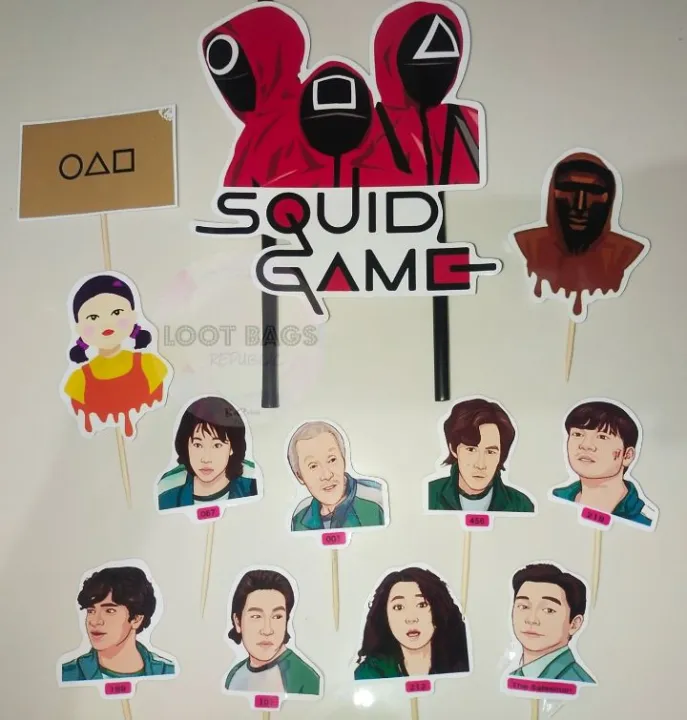 SQUID GAME CAKE TOPPER SET | Lazada PH