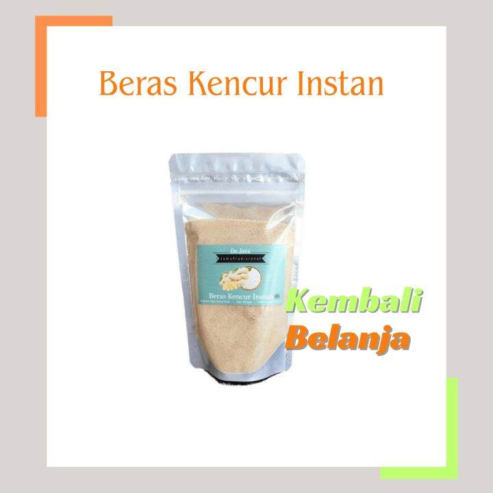 Beras Kencur Instan 100 Gram/ Beras Kencur De Java/ De Java Jamu ...