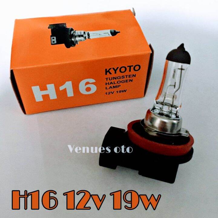 Bohlam Halogen KYOTO H16 12v 19w - Harga Satuan | Lazada Indonesia