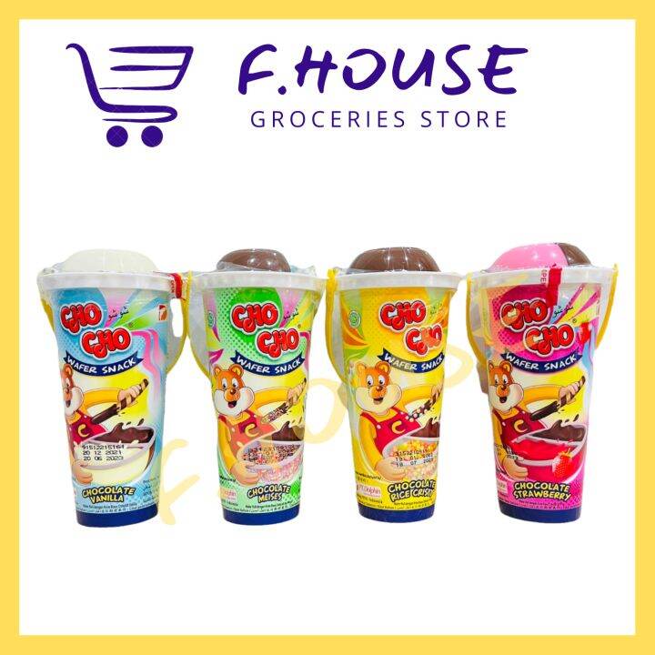 Cho Cho Wafer Snack (40g) ️Chocolate Vanilla ️Chocolate Meises ...