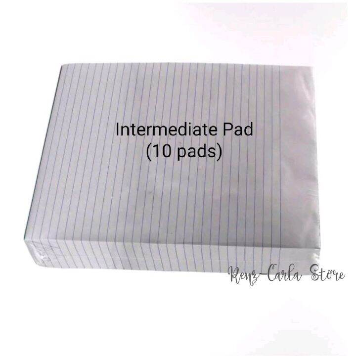 Intermediate Pad (10 pads) for all Students | Lazada PH
