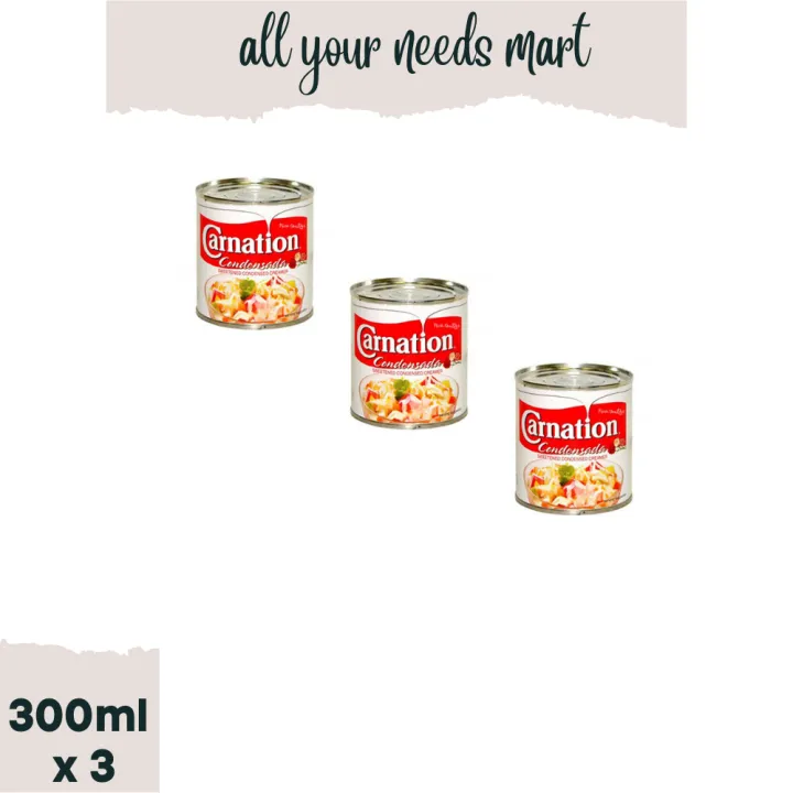 Nestle | Carnation Condensada 300ml x 3 | Lazada PH