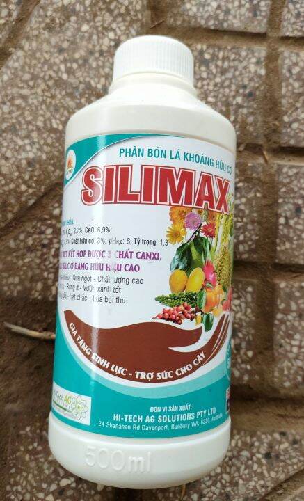 Phân bón lá hữu cơ Silimax 500ml, có mã QR, hàng chính hãng Lộc Trời ...