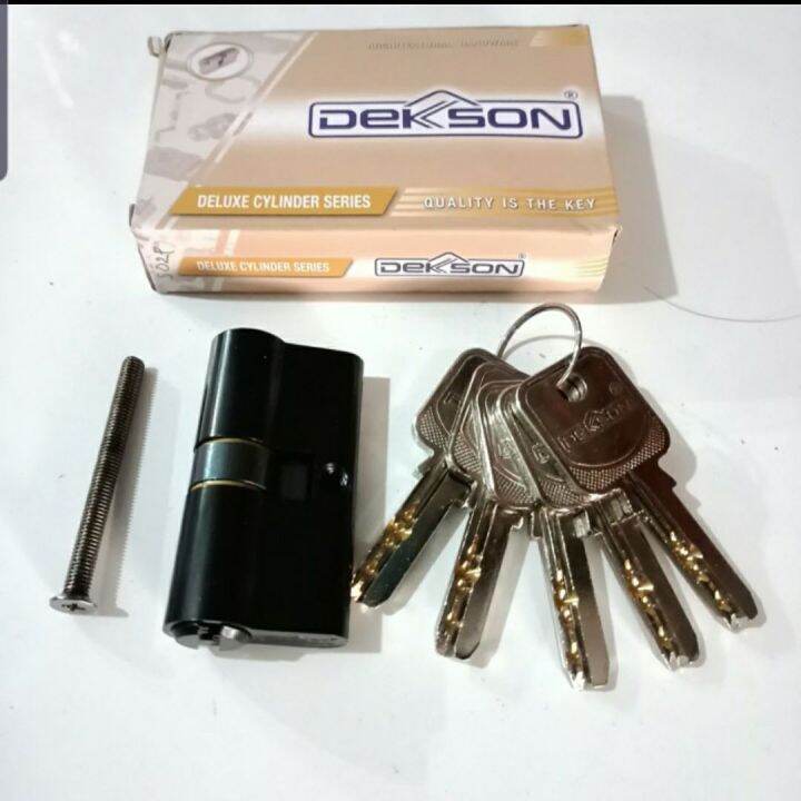 Cylinder Kunci Pintu DEKSON Black Series 60mm - Anak Kunci Pintu Dekson ...