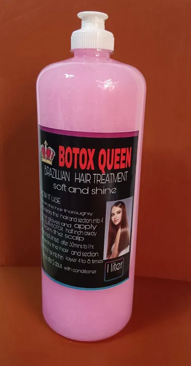 New BRaZILIAN BOTOX QUEEN hair treatment 1liter with free gloves | Lazada PH