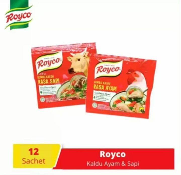 Royco Ayam Sapi Bumbu Kaldu 1 Renteng 12 Pcs | Lazada Indonesia